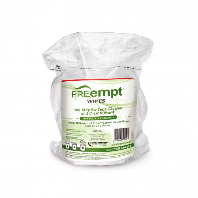 PREempt RTU Wipes Refill (160 sheets) | L'Moor