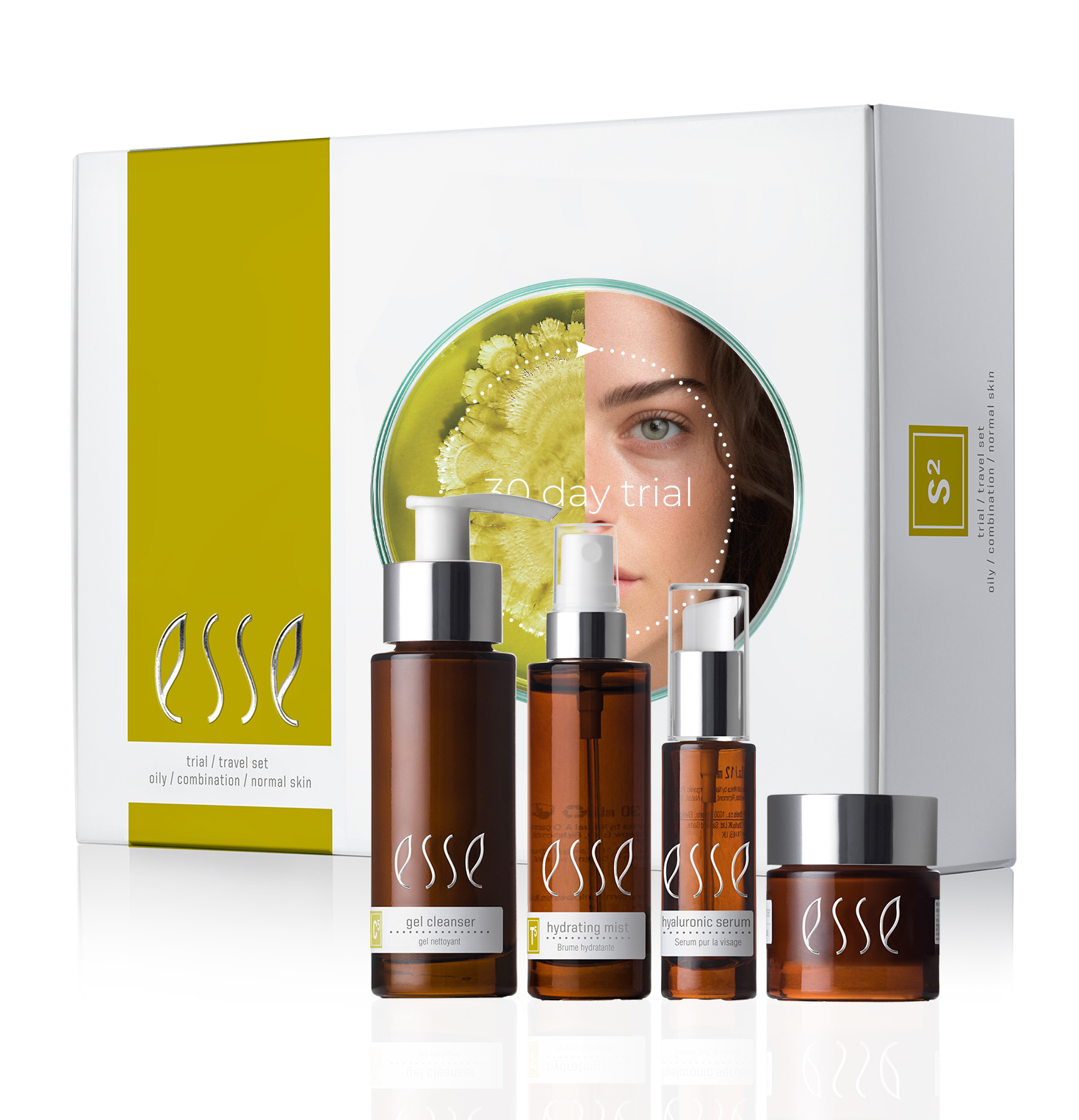 Esse Oily / Combination / Normal Skin Trial/Travel Set | L'Moor